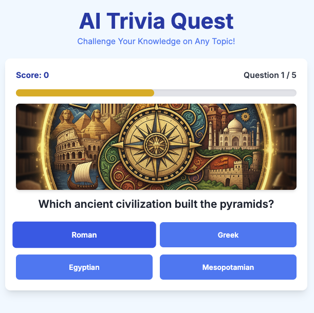 Vibe coding an AI Trivia Quest app with Google AI Studio - Mete Atamel